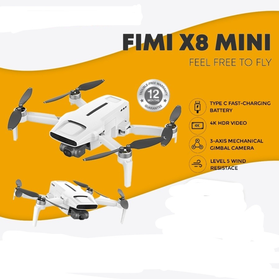 Fimi X8 Mini Drone 8km 4K 3axis Camera 2021 Version