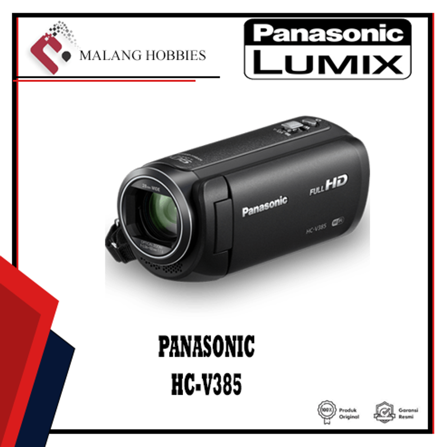 Handycam PANASONIC V385 Panasonic HC-V385 Camcorder Full HD